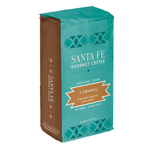 SANTA FE GOURMET Caramel Coffee Ground 12oz GROUND coffee – Santa Fe ...