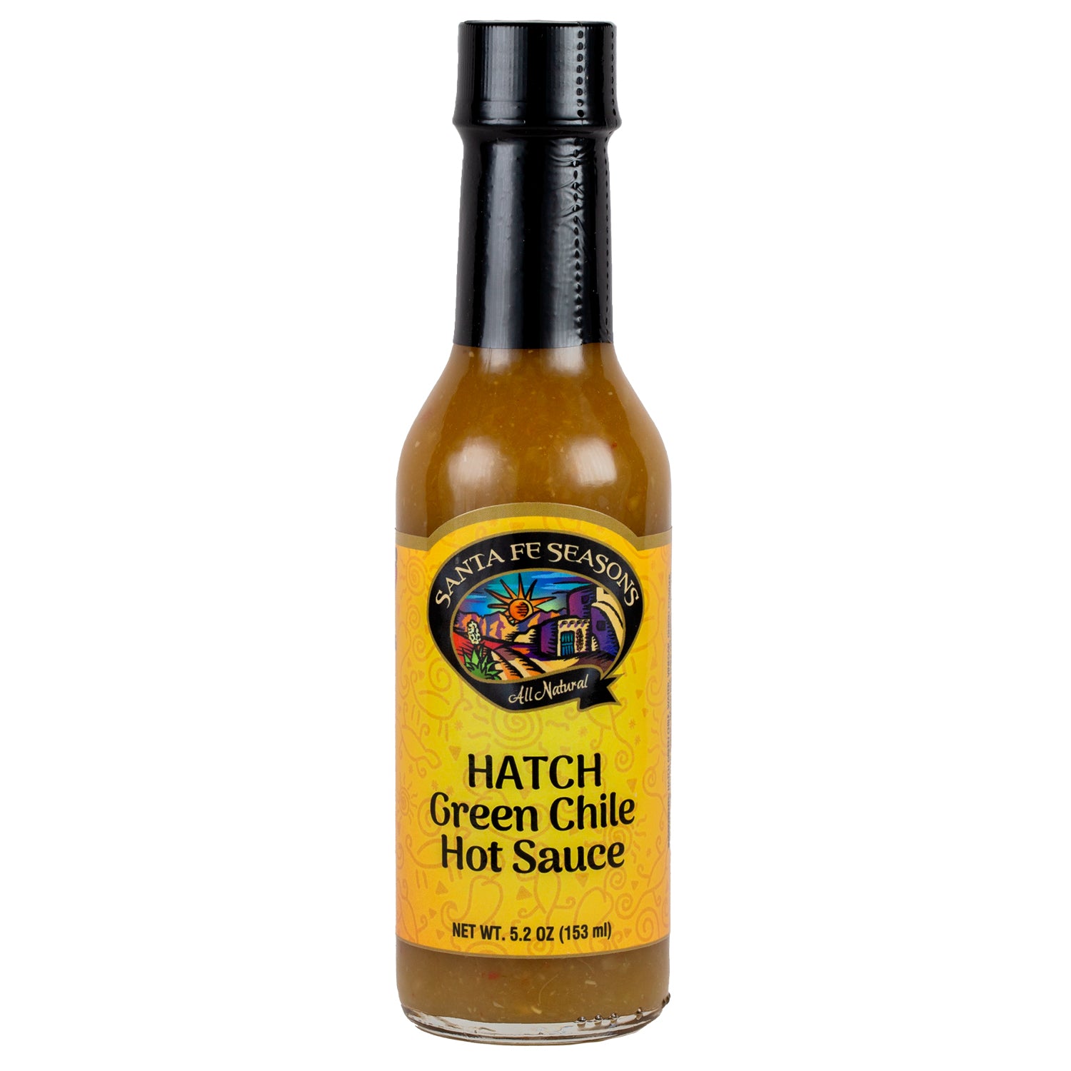 Santa Fe Seasons Hatch Green Chile Hot Sauce 5.2oz (153mL) – Santa Fe ...
