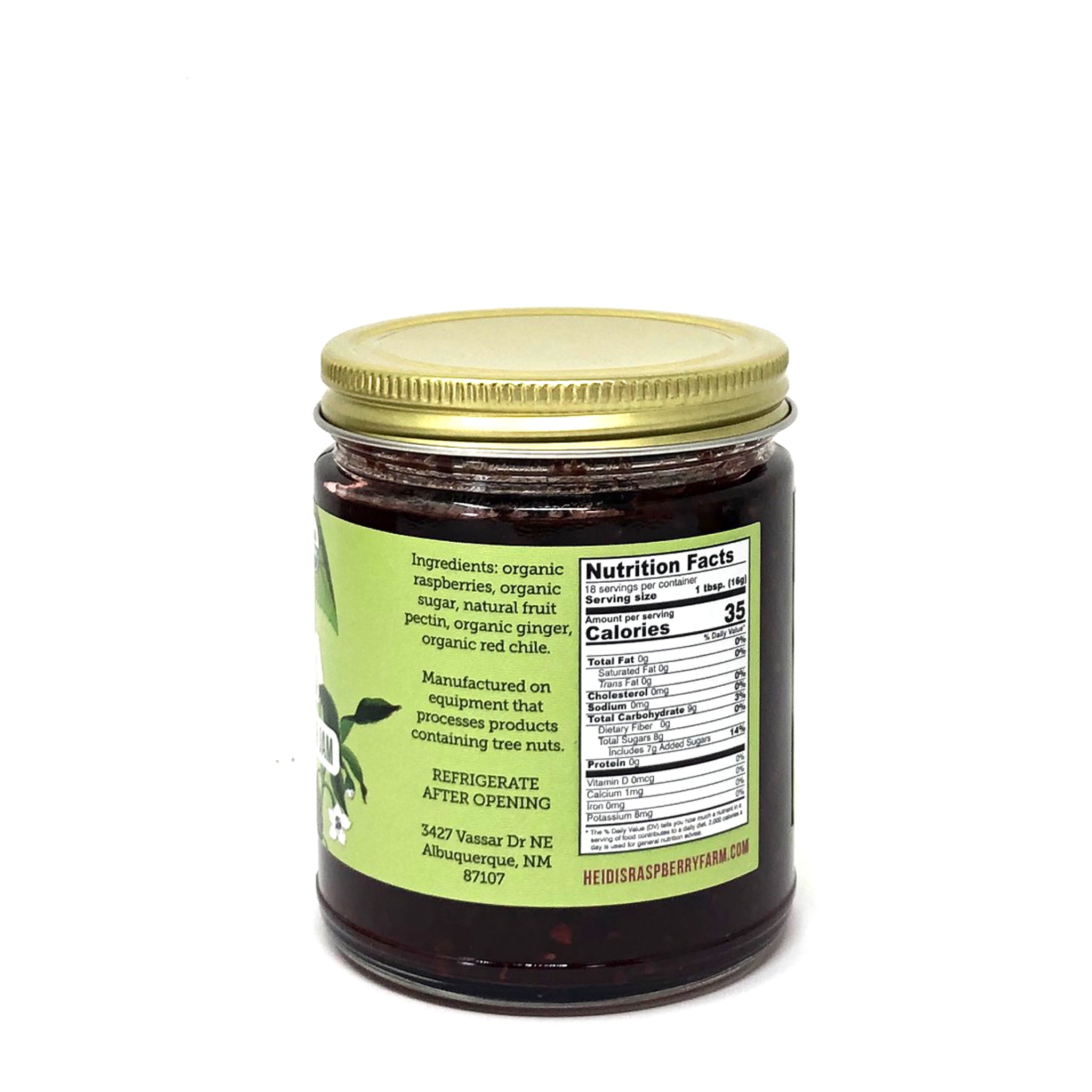 Heidi's Raspberry Red Chile Ginger Jam (10oz) – Santa Fe Olive Oil ...