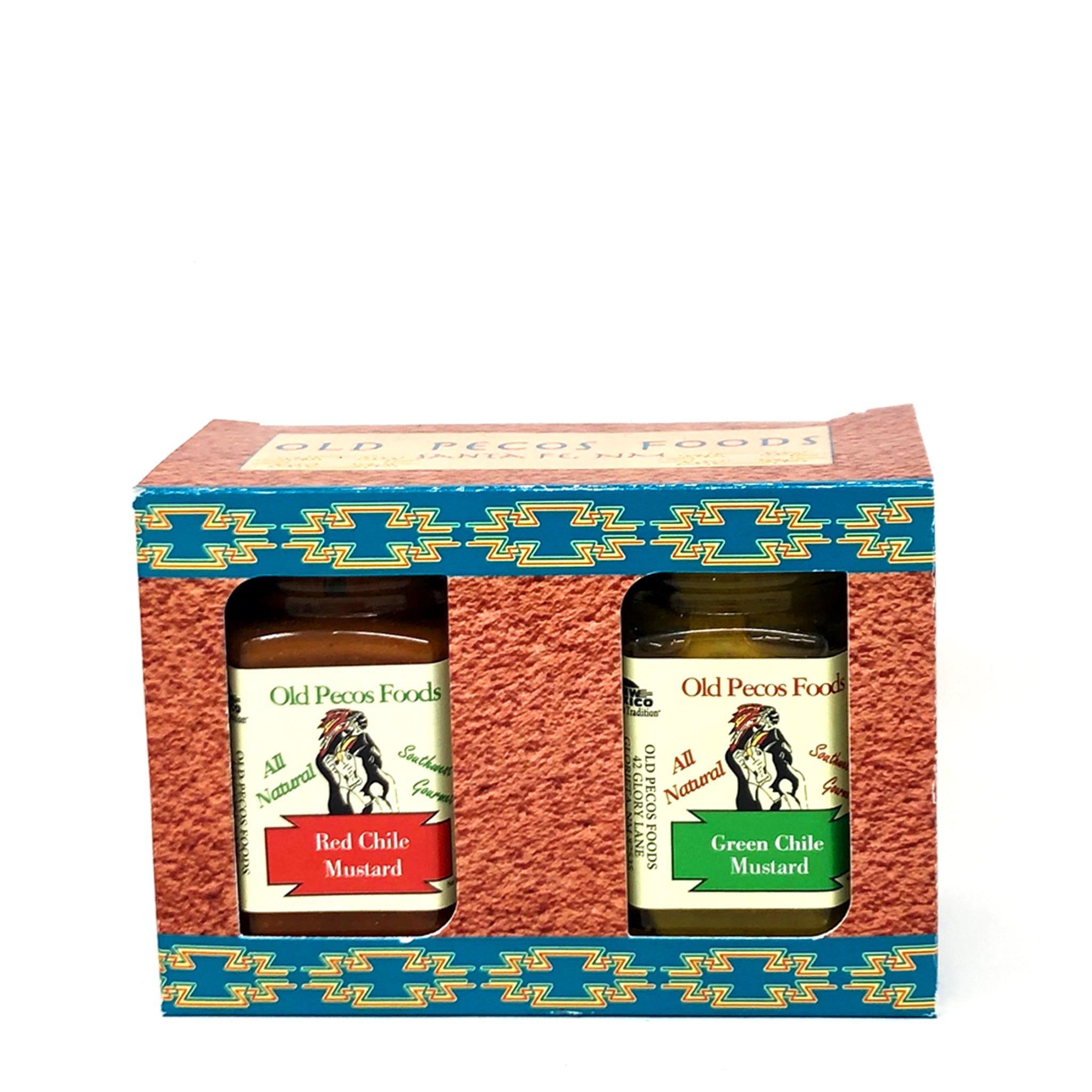 New Mexico Red & Green Chile Mustards Sampler (2x3oz) – Santa Fe Olive ...